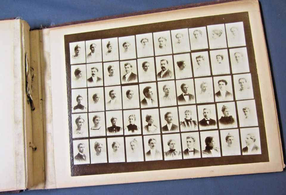 Michigan State Normal School Class of '96 Photo Album Yearbook Real ...