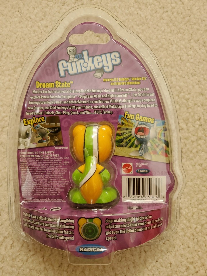 UB FUNKEYS DREAM STATE 2008 DRIFT SET YELLOW & GREEN | eBay