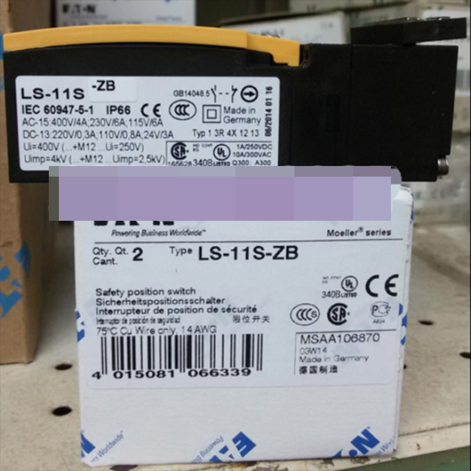 2PC new EATON MOELLER LS-11S-ZB LS-11S-ZB Fast Shipping | eBay