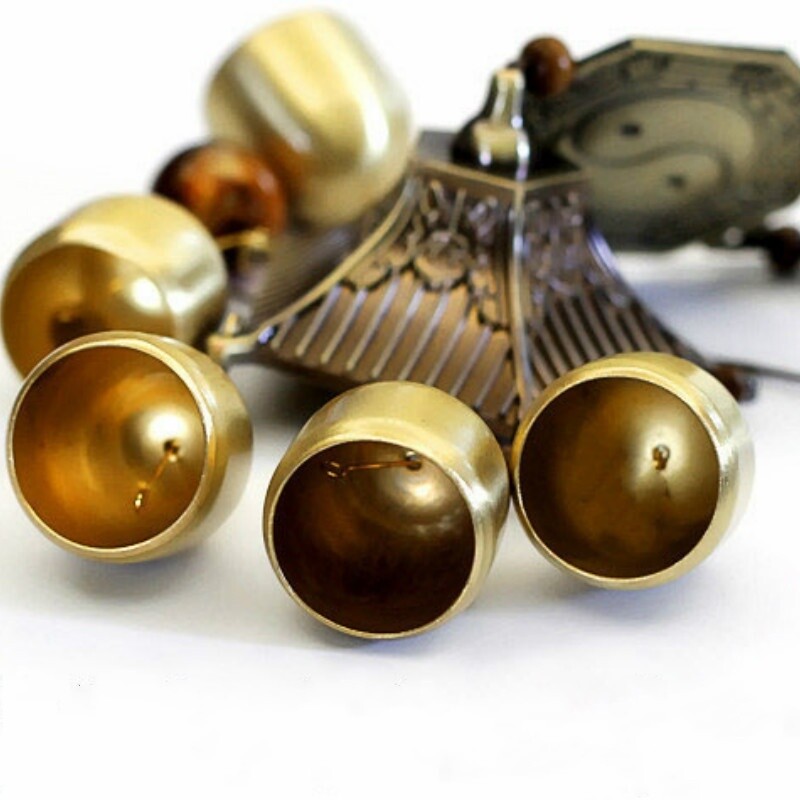 Chinese Feng Shui Bell Vintage Exorcise Evil Spirits Hanging Wind Chime ...