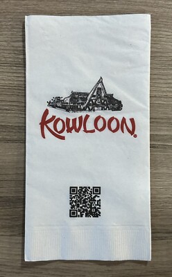 Authentic Kowloon Restaurant Saugus Napkin Logo QR Code QUANTITY | eBay