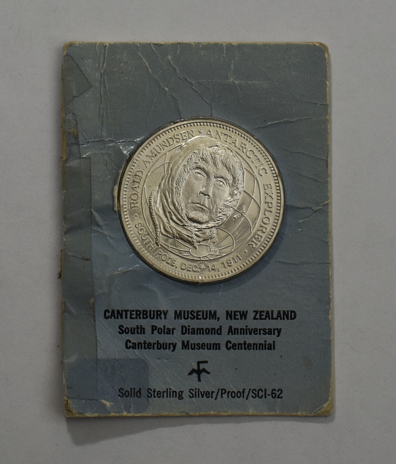 Solid Silver New Zealand Museum Canterbury South Pole Diamond ...