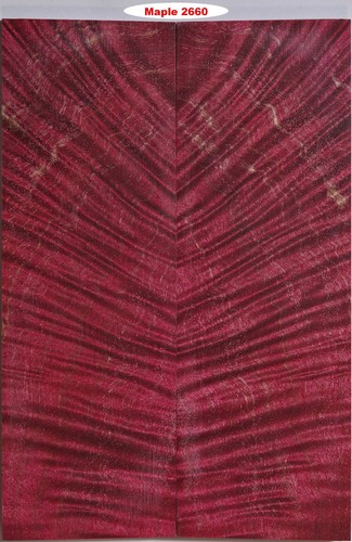 Stabilized Red Maple Fiddleback Crotch knife scales #2660, gun grips ...