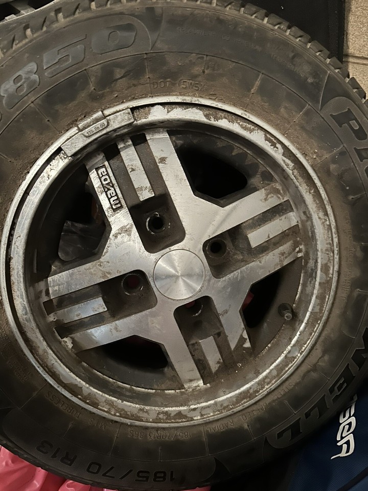 81-85 Mazda RX7 FB OEM 13" Wheels Rims & Tires SET (4) | eBay