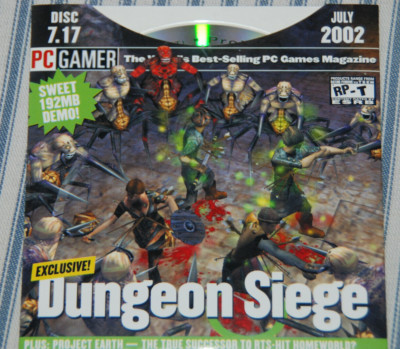PC Gamer Demo CD - July 2002 - Dungeon Siege & More | eBay