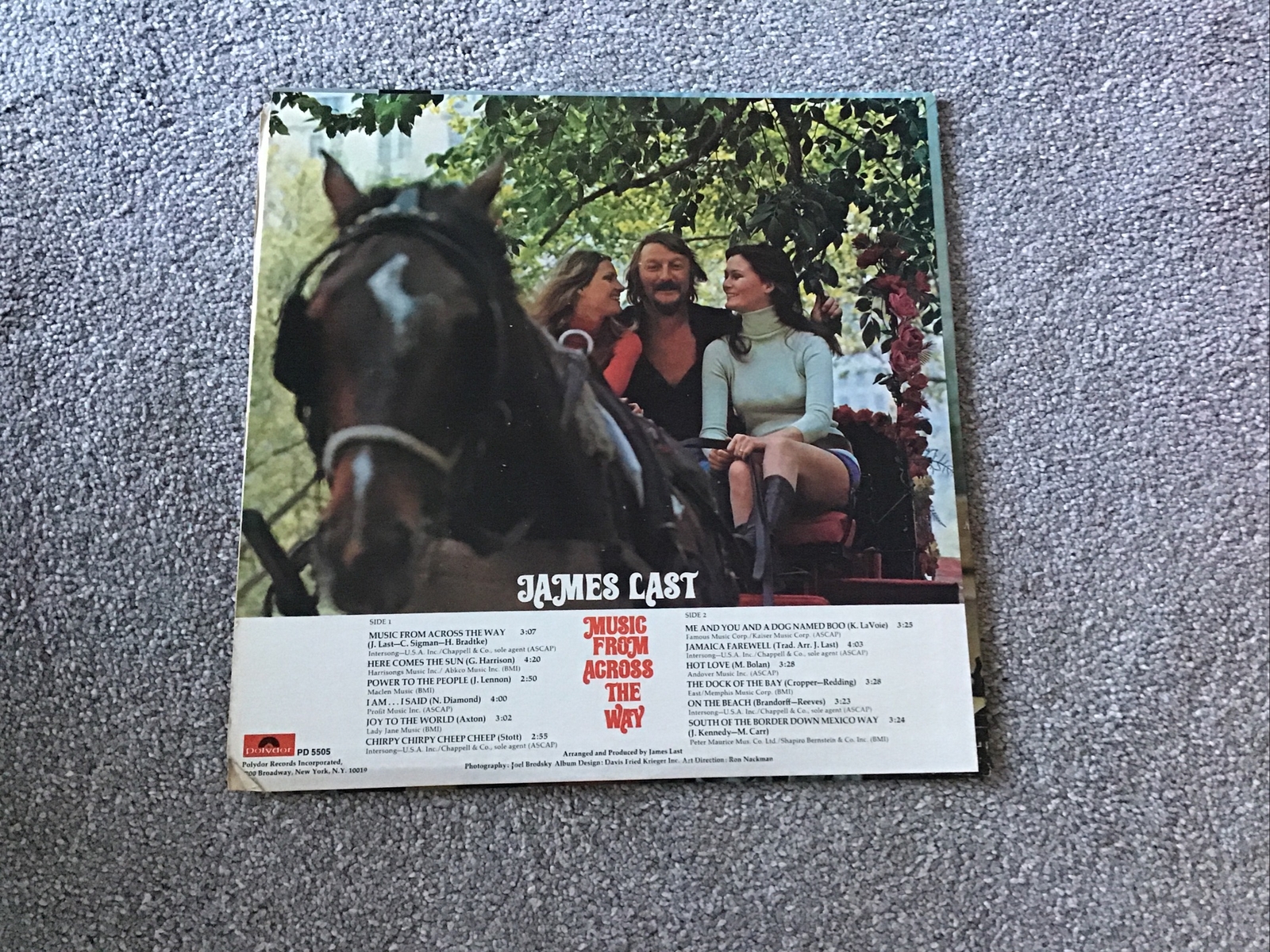 James Last -Music From Across The Way 12” Vinyl LP Album Record 1972 | eBay