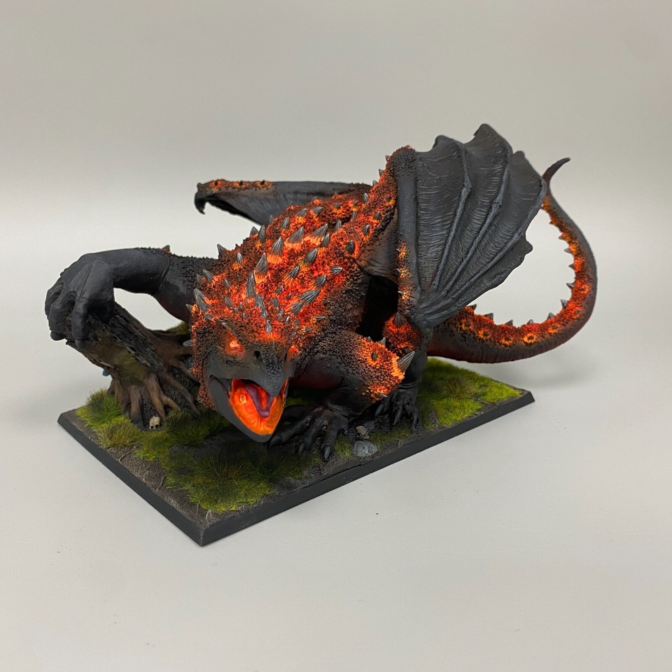 MAGMA DRAGON MONSTER BEAST WARHAMMER FANTASY THE OLD WORLD FORGE WORLD ...