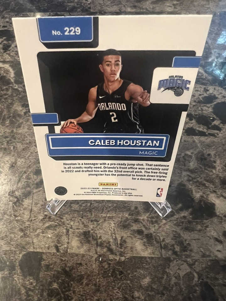 2022-23 Donruss Optic Rated Rookie RC Caleb Houston # 229 Orlando Magic | eBay