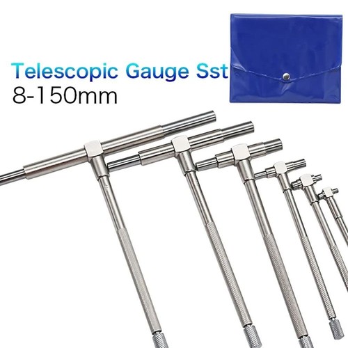 6Pcs Telescoping Gauge Set 8-150mm Hole Precision T-Bore Scale Caliper ...