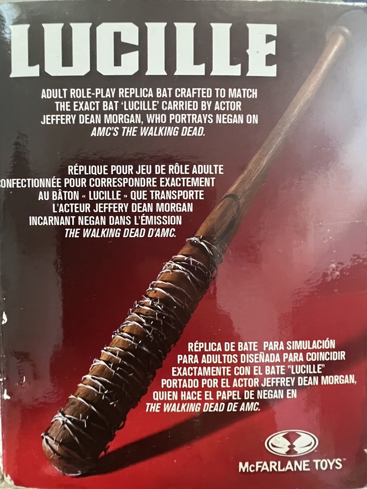 New The Walking Dead ☠️ Lucille Bloody Bat Prop Take It Like a Champ ...