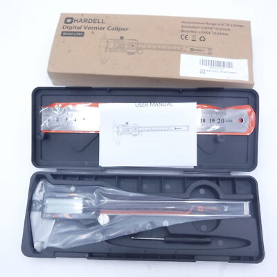 Hardell Digital Vernier Caliper Stainless Steel 0-6" Range LF01 | eBay
