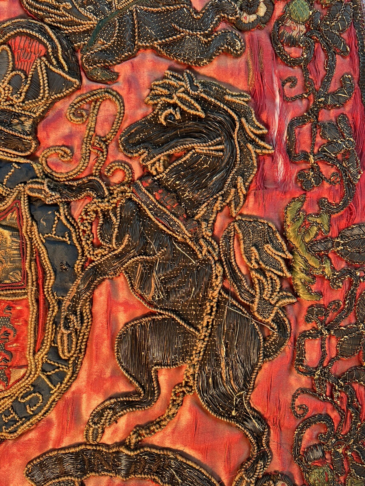 British Queen Victoria British Royal Household Cavalry Trumpet Banner ...