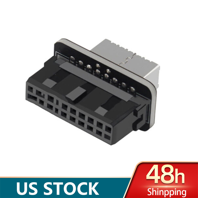 USB 3.0 Internal Header to USB 3.1/3.2 Type C Front Type E Adapter ...