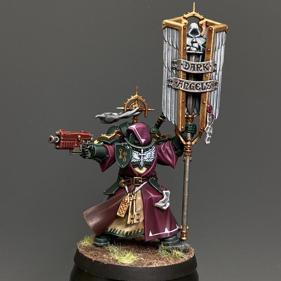 Warhammer 40k Dark Angels Inner Circle Companions Painted Gallery Games ...