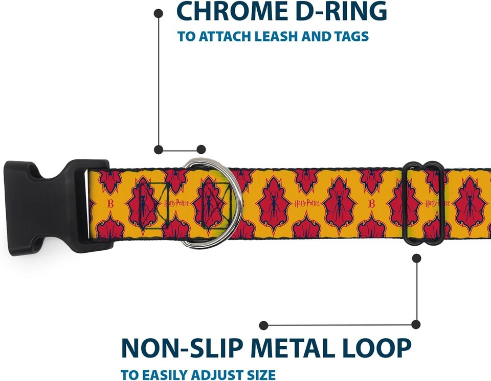 The Wizarding World of Harry Potter Pet Collar, Dog Collar Plastic ...