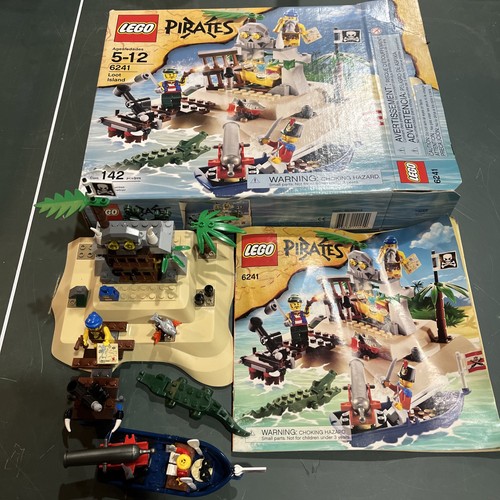 Lego Pirates 6241 Loot Island 99% Complete With Box And Instructions | eBay