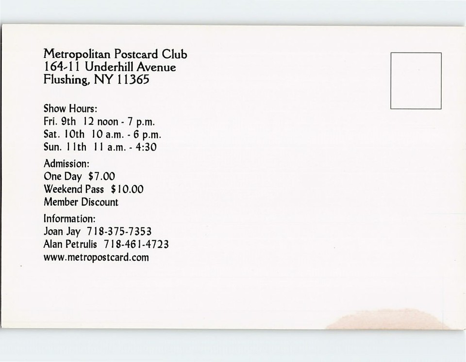 Postcard 2012 Fall International Postcard & Postal History Show ...