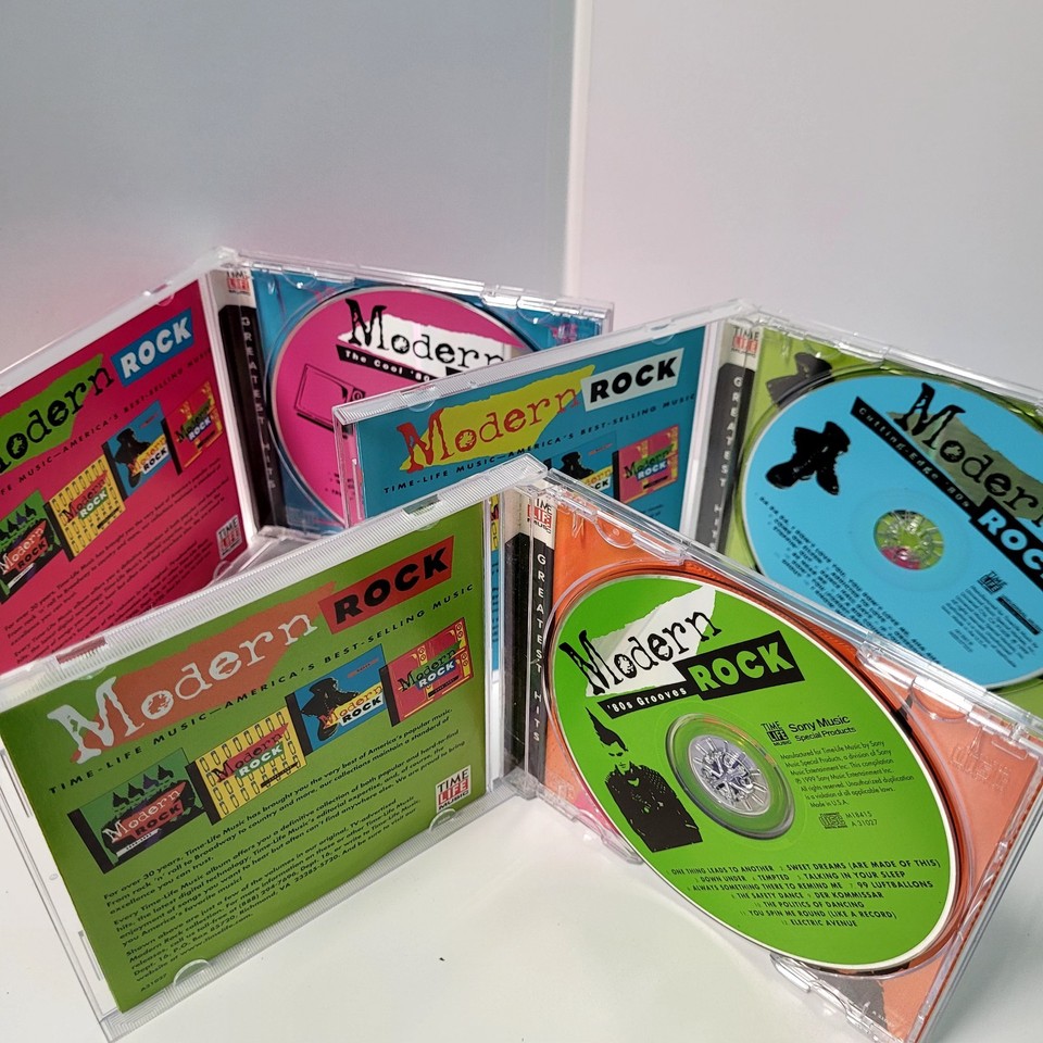 Time Life MODERN ROCK Rare Music CD Box Sets in Cases w/ 3 Discs | eBay