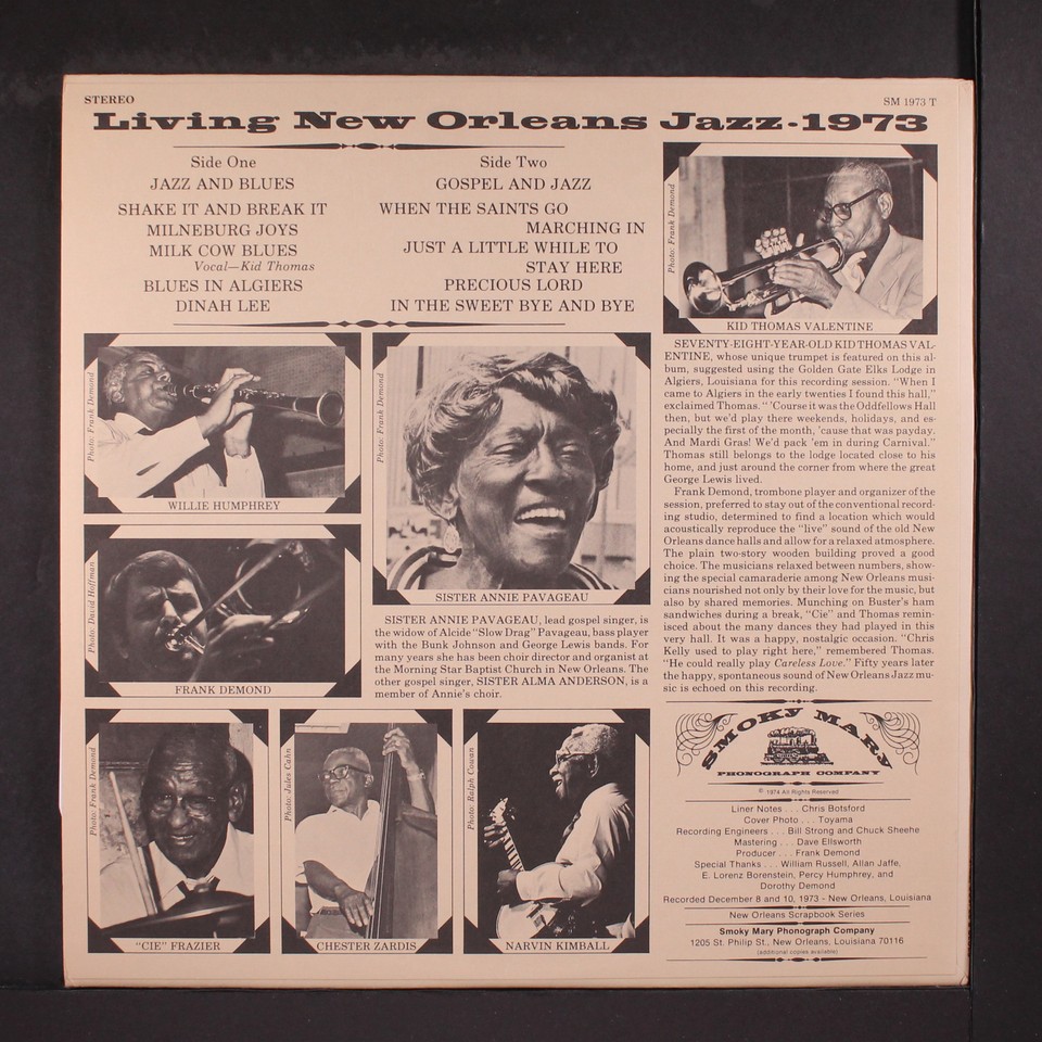 KID THOMAS: jazz, gospel & blues SMOKY MARY 12" LP 33 RPM | eBay