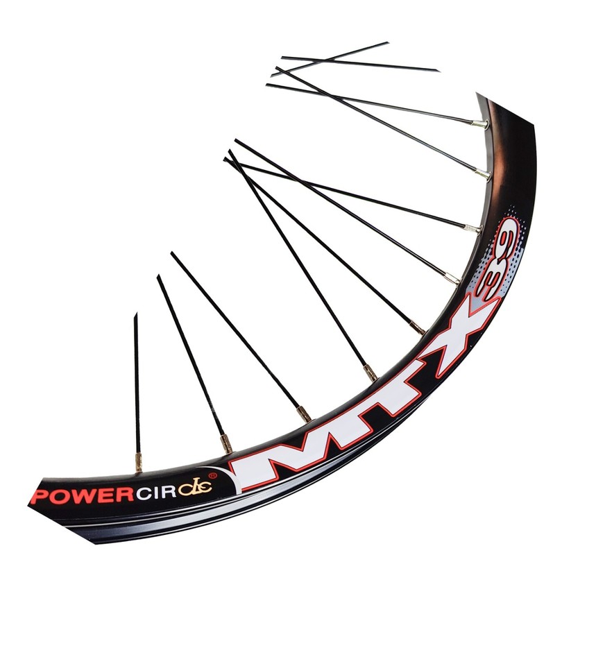 Dual Layer MTX39 Rim Quick Release Front Wheel 100x9MM MTB Ebike 26" 27 ...