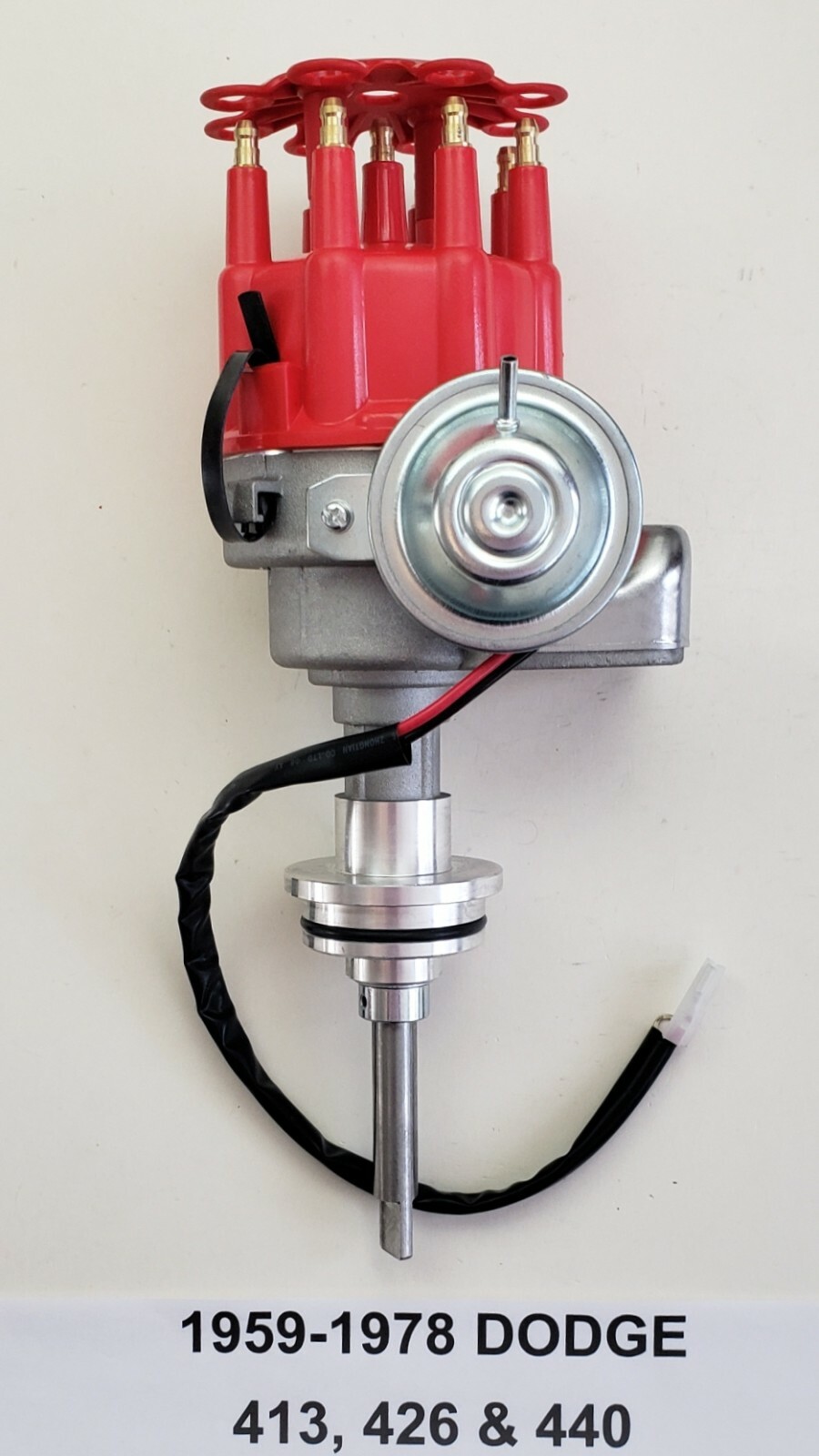 1959-1978 DODGE 440 426 413 Small Cap HEI DISTRIBUTOR + RED 45,000 Volt ...