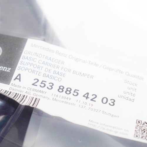 NEW MB GLC C253 AMG FRONT BUMPER LEFT BASIC MOUNTING A2538854203 OEM | eBay