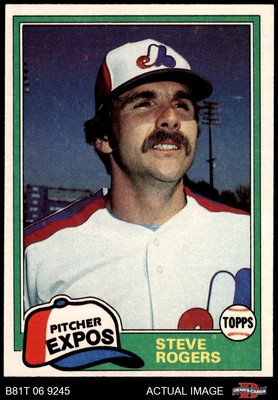 1981 Topps #725 Steve Rogers Expos 7 - NM | eBay