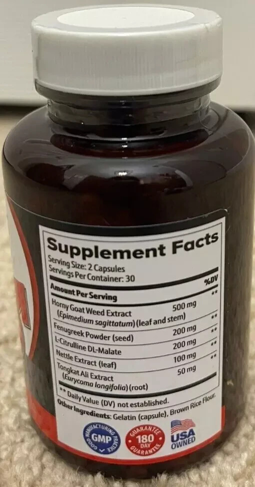 Alpha Vigor Premium Male Health Support 60 Capsules - New/Sealed! | eBay