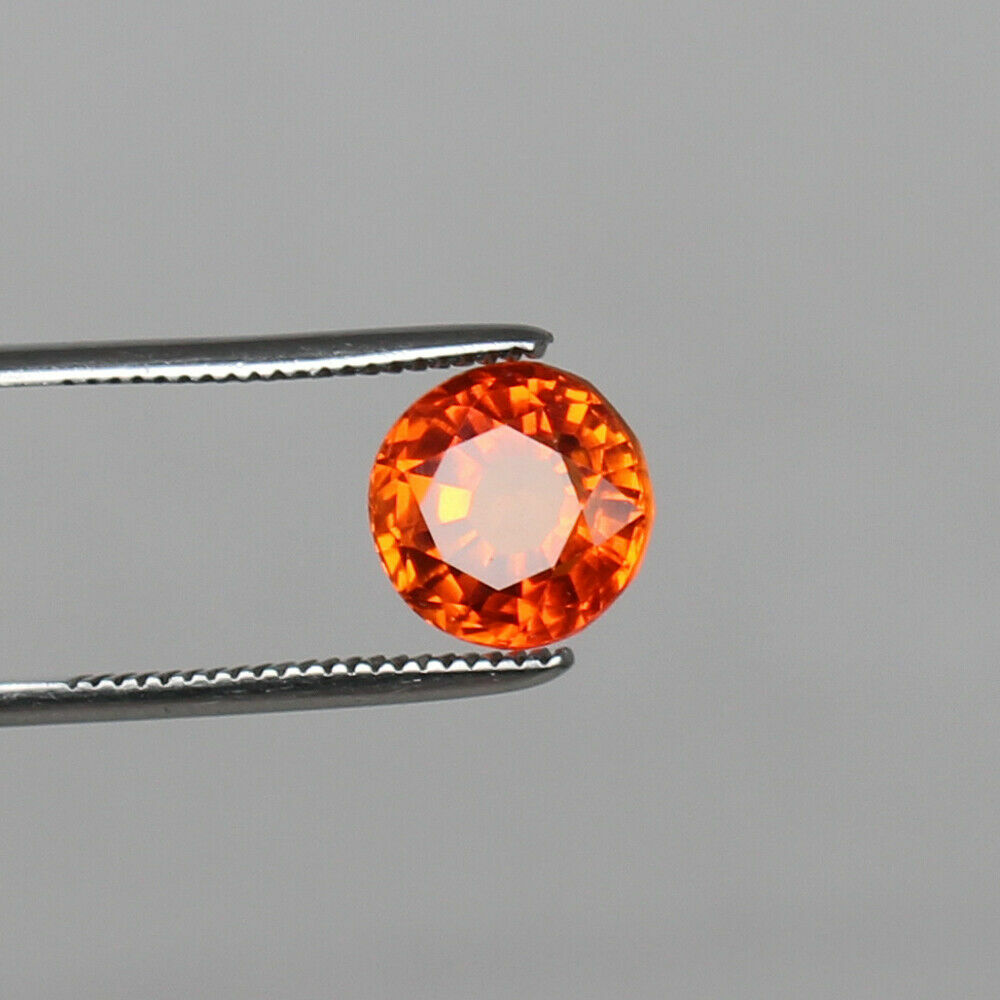 Ceylon Padparadscha Sapphire 4.60 Ct 9x9 mm Natural Round Cut Loose ...