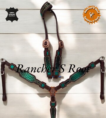 Western Tack Set Horse | Green Snake Tack Set | eBay