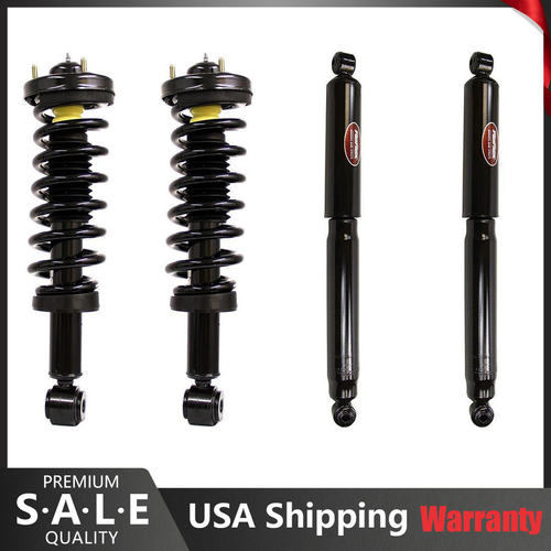 Monroe Front Quick-Struts & Rear Reflex Shocks For 2004-2008 Ford F-150 ...