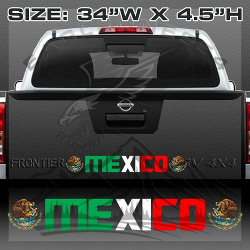 (1x) Mexico Mexican Flag Decal Sticker With Coat Of Arms #ME112 | eBay