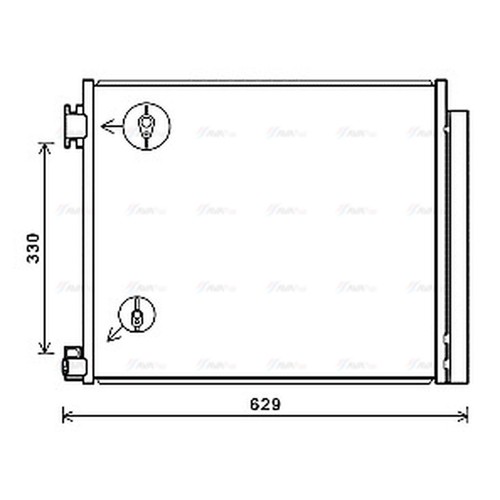 Air Con Condenser DN5422D AVA AC Conditioning 921004BE0A 921004EA0A ...