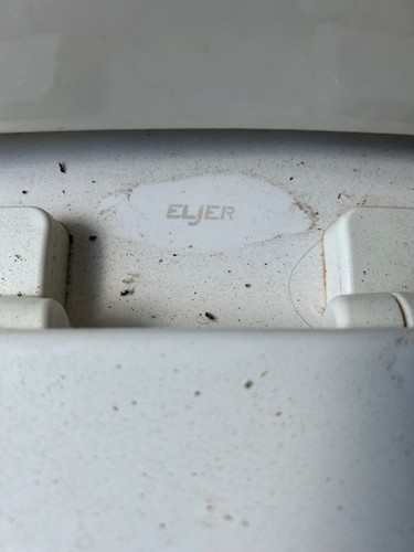 Vintage Eljer Corner Toilet - WHITE - Complete w/Bowl & Tank & Lid NO ...