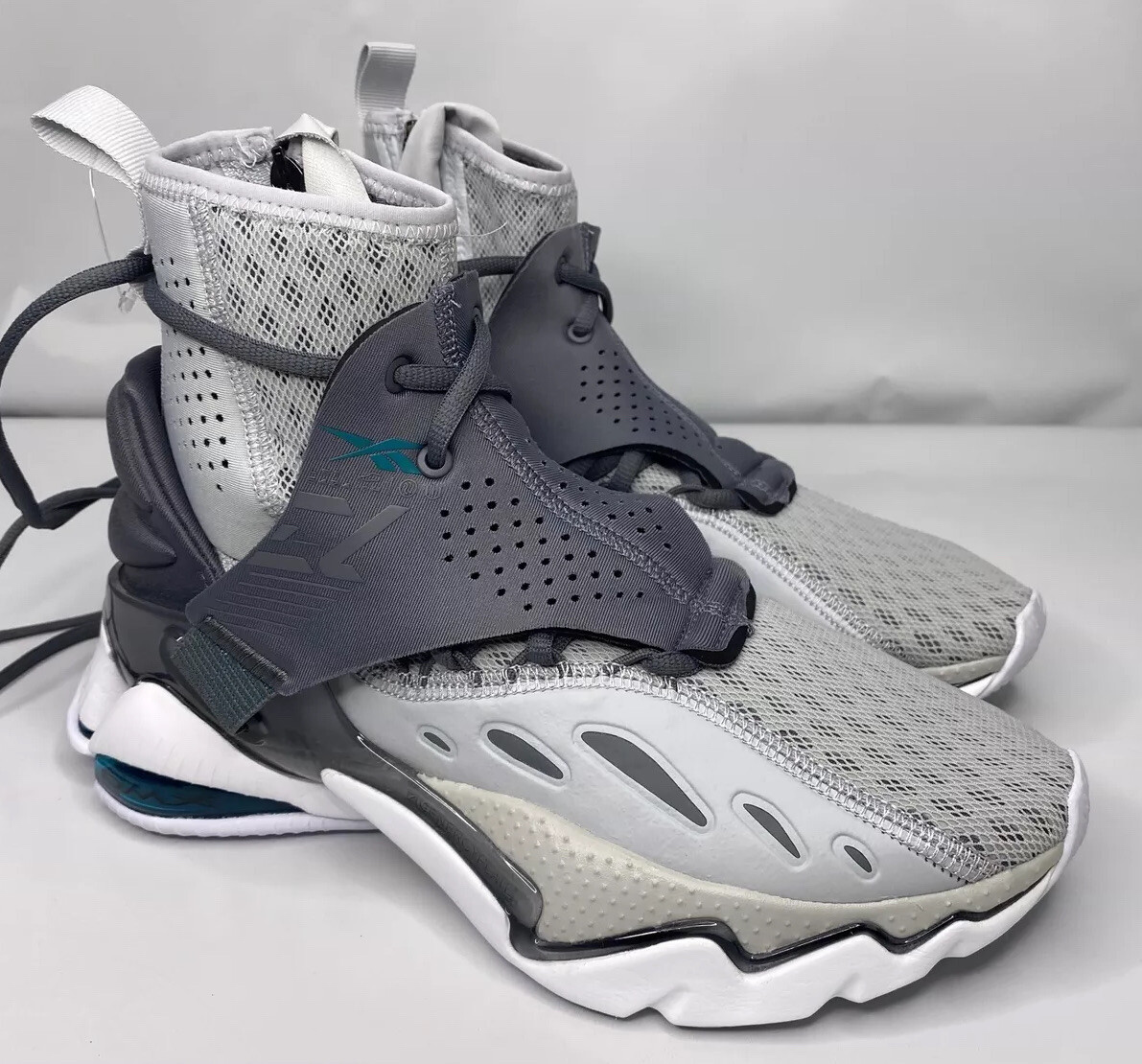 Reebok Dmx Elusion 001 FT High Grey Teal EG1935 Basketball Shoes 7.5 ...