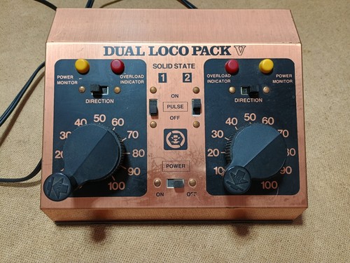 MRC Dual Loco Pack Model V Solid State Hobby Transformer -Tested -Works ...
