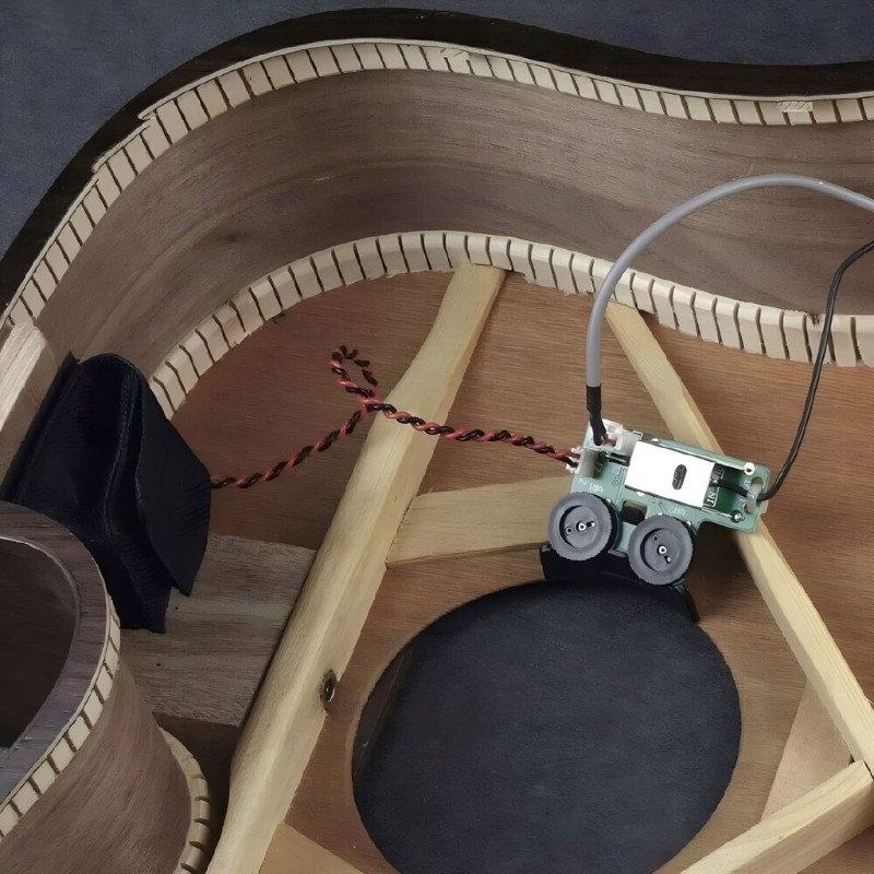 VT1 Acoustic Guitar Pickup System Replacement Tail Nail Pickup Easy ...