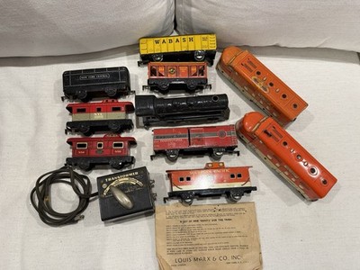 1950's Diesel Type Electrical Train Marlines #9500 Louis Marx RC Set ...