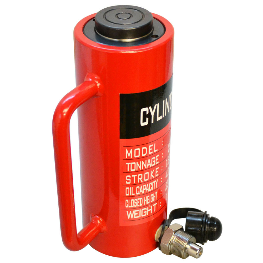 10 Ton Hydraulic Lifting Cylinder 5.90" (150mm) Stroke 225mm Closed ...