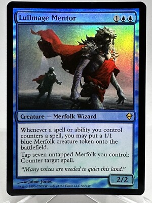 Lullmage Mentor - PACK FRESH NM - Foil - MTG Zendikar | eBay