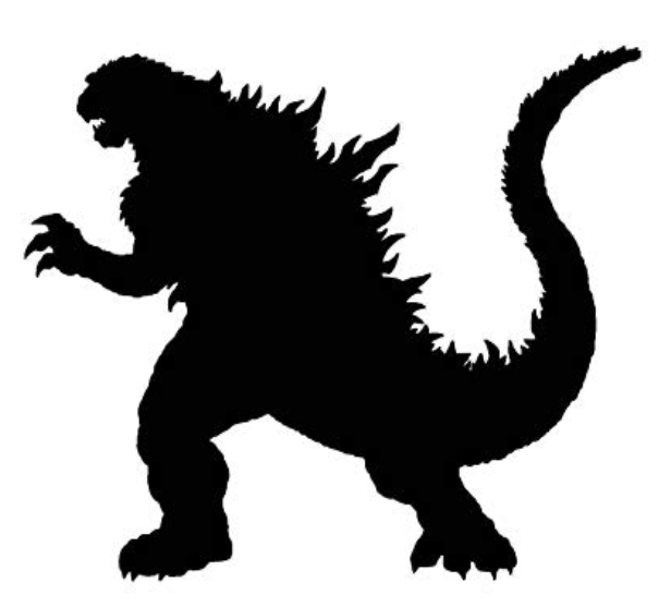 Godzilla window decal, mailbox decal laptop decal monster | eBay