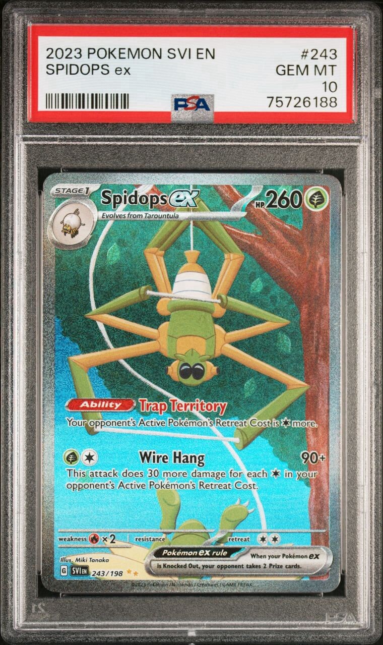 Spidops ex 2023 Scarlet & Violet #243/198 Special Illustration Rare ...