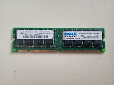 MICRON PC100-222-620 64MB 100MHZ RAM DELL MEMORY CARD FREE POSTAGE AUST ...