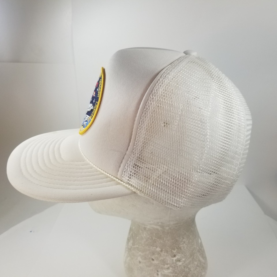 Space Shuttle Astro 2 Patch Snapback Cap Hat Trucker Mesh Vintage Rope ...