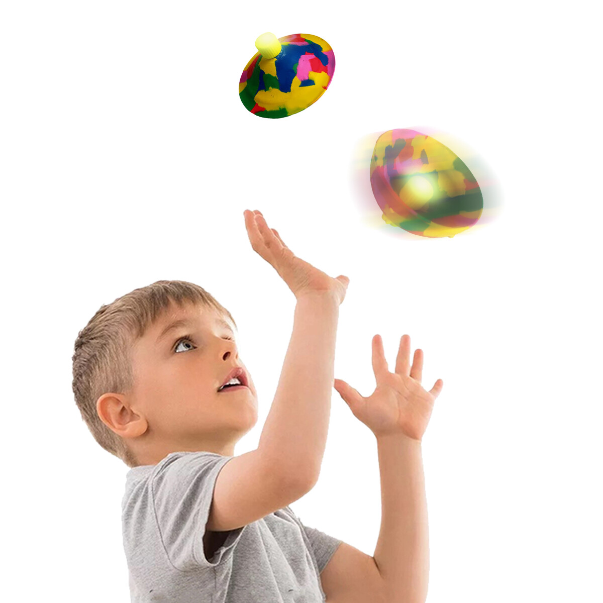 Fidget Toy Bouncy Ball Pops Rubber Ball Toys for Kids Jumping Bowl ...