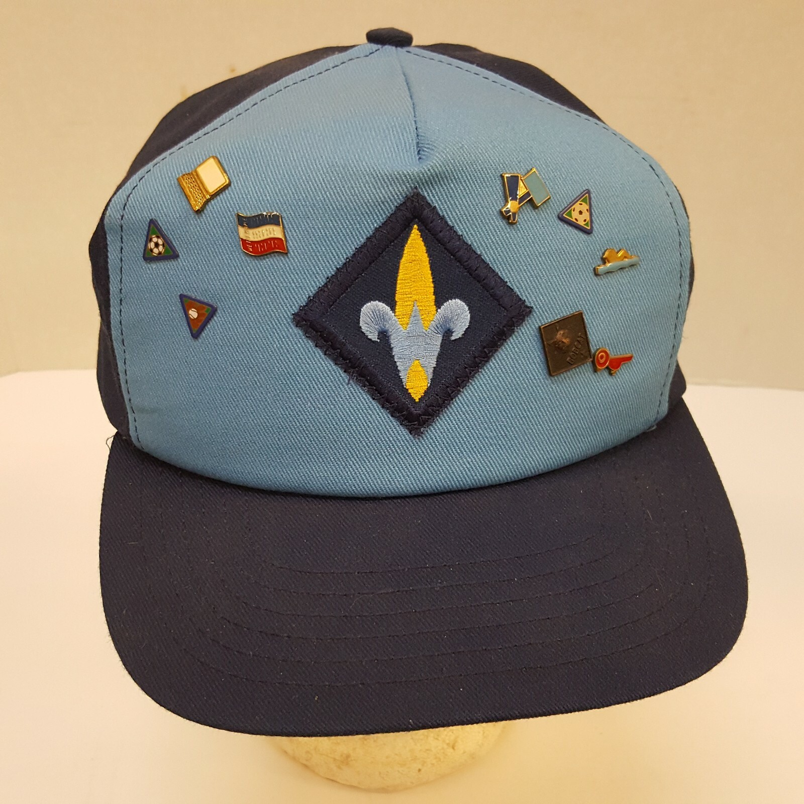 Vtg Webelos Boy Scout Uniform Hat Naturalist Bobcat C… - Gem