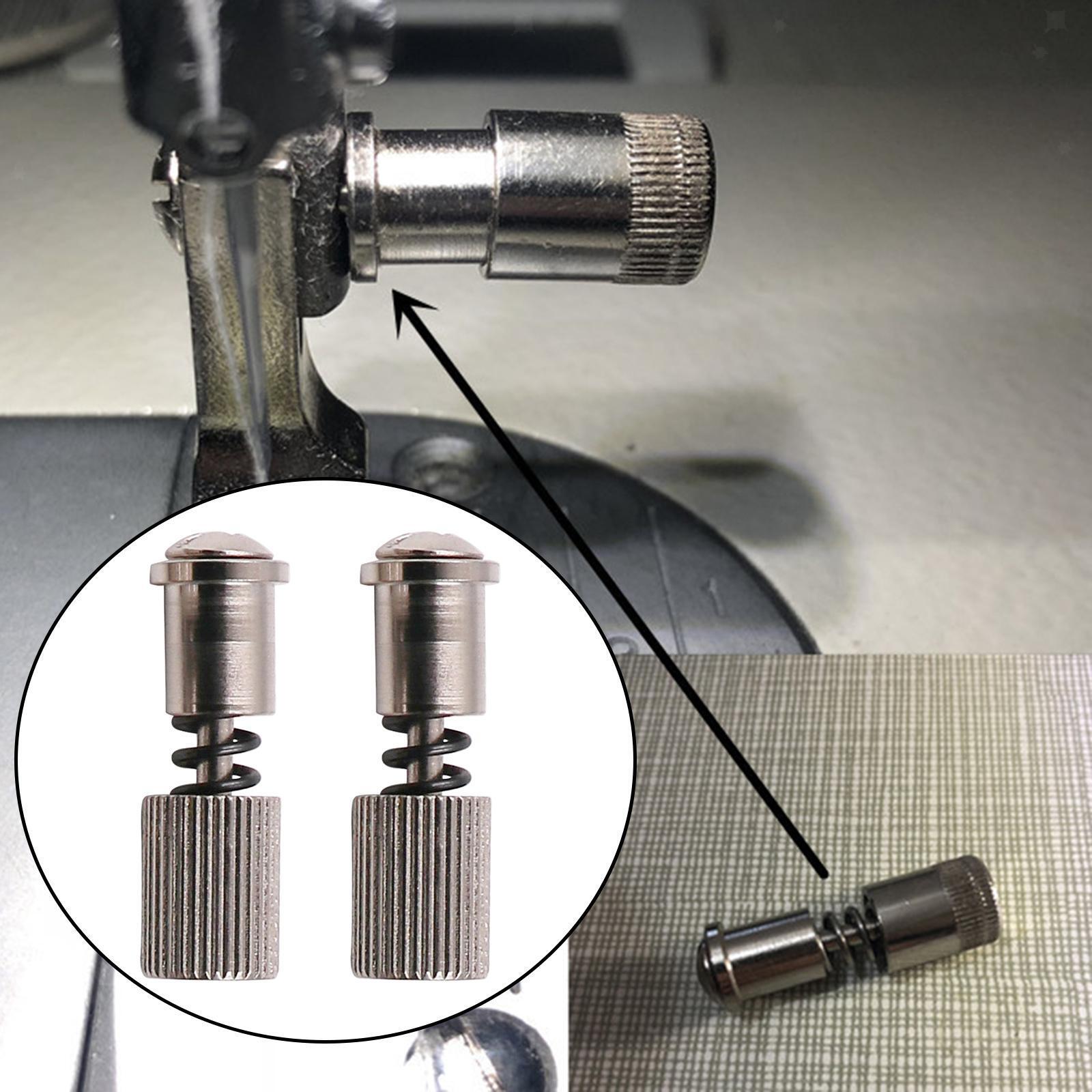 2x Presser Foot Change Screws Clamp Durable Sewing Machine Spring Foot ...