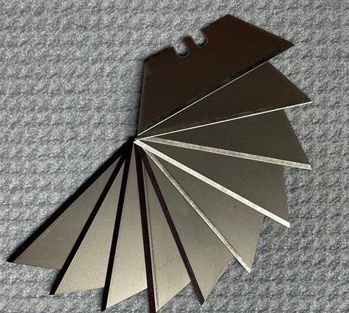 10 pc Standard Utility Knife Blades Box Cutter Razor Safety FAST ...