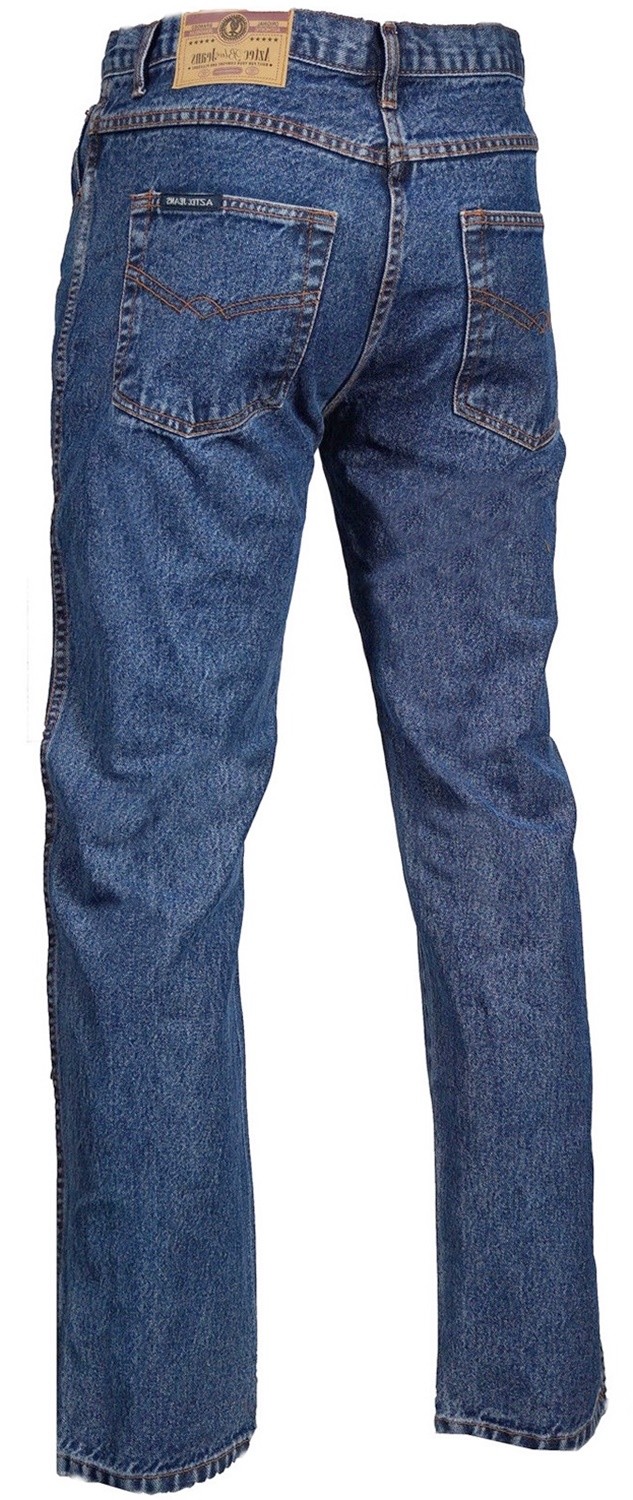 Mens Regular Fit Straight Leg Jeans Casual Denim Work Trousers New 32 ...