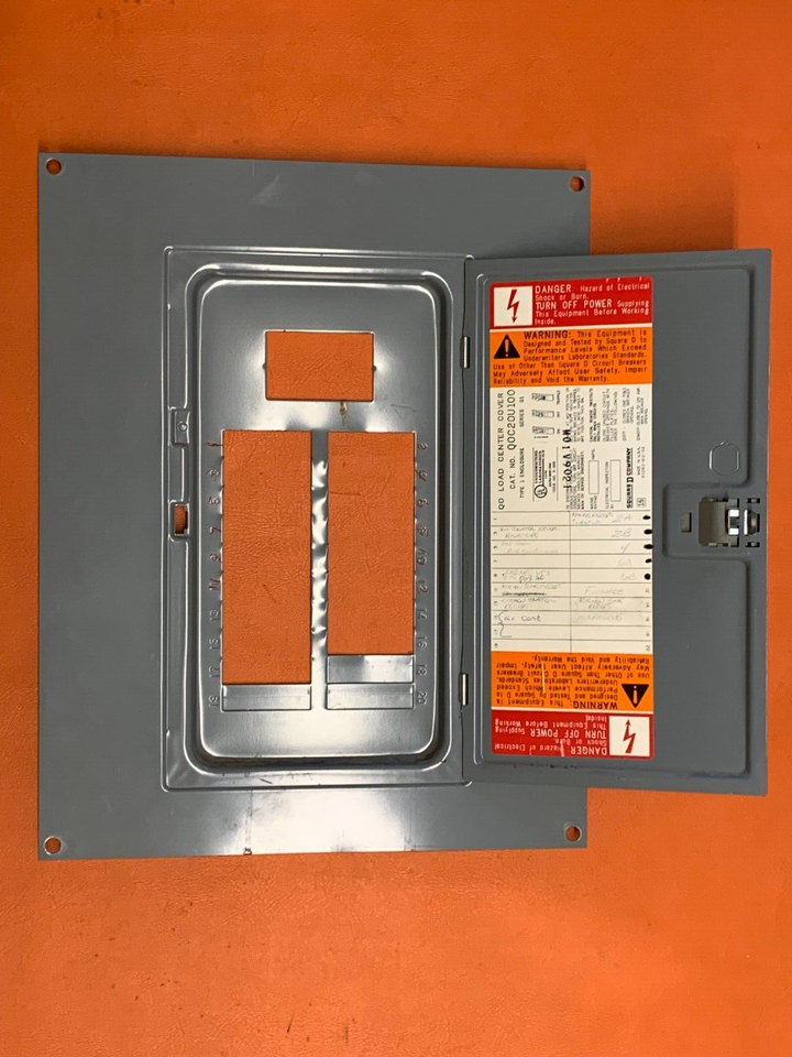 Square D Panel Cover 20 Space QO Load Center QOC20U100 | eBay